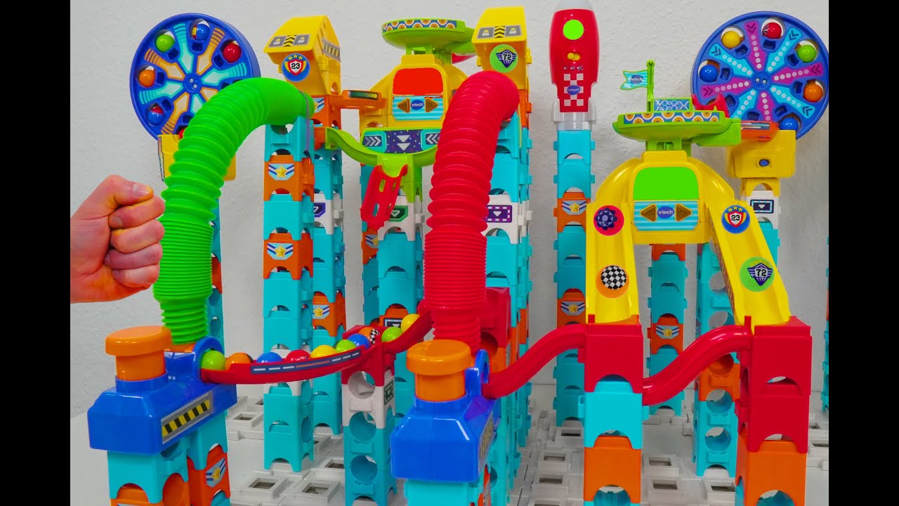 Vtech Marble Run Race ASMR | Pop Tubes Combination - YouTube