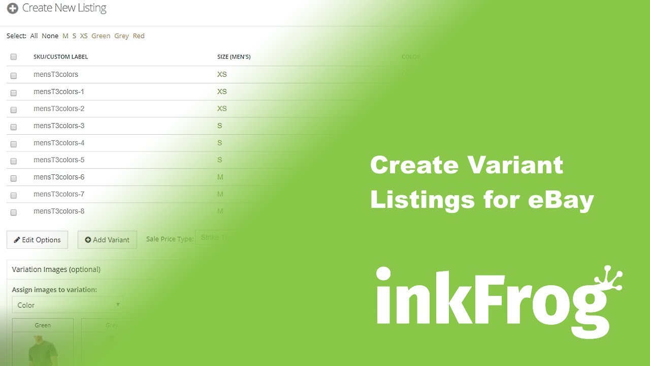 eBay: Create Variant Listings for eBay - YouTube