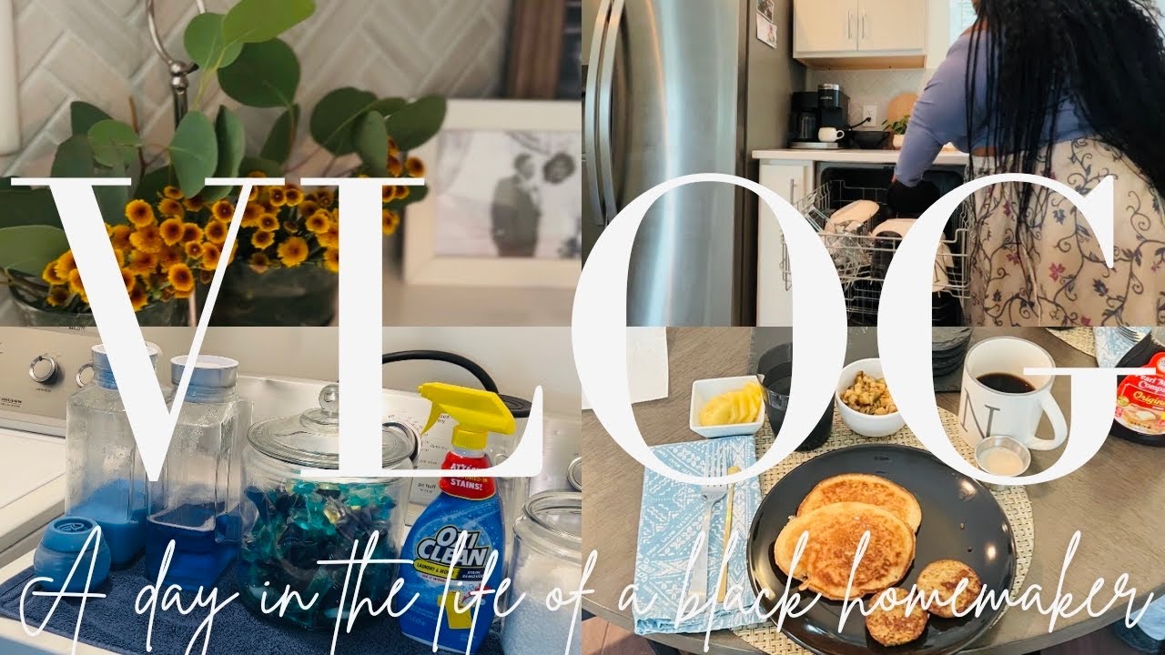 A DAY IN THE LIFE OF A BLACK HOMEMAKER | LAUNDRY ROOM REFRESH AND ...