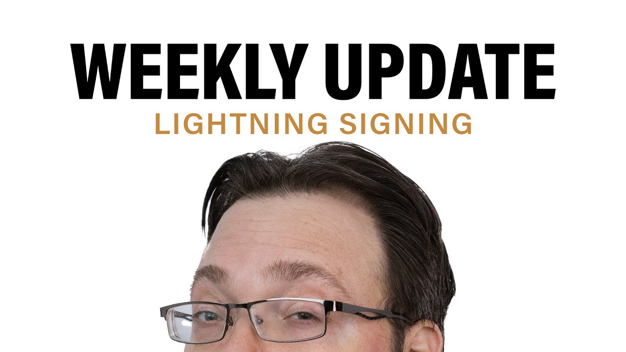 Lightning Signing Reveal + Weekly Update! - YouTube