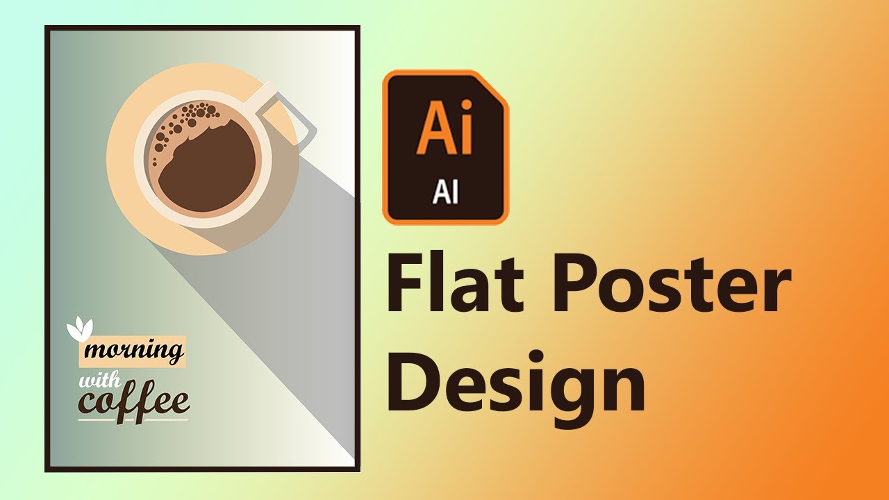 Flat Design Tutorial in Adobe Illustrator - YouTube