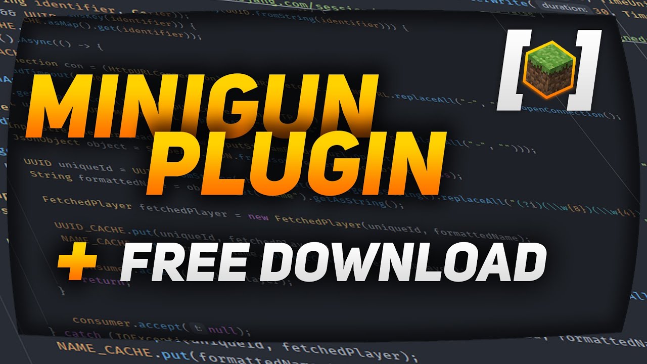 MINIGUN PLUGIN PROGRAMMIEREN | SPIGOT 1.8.8 | TUTORIAL | JailBreaker - YouTube