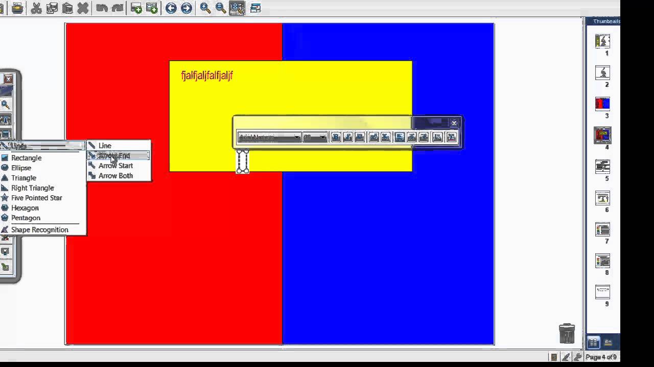 Mimio Studio Notebook - Magic Slider - YouTube