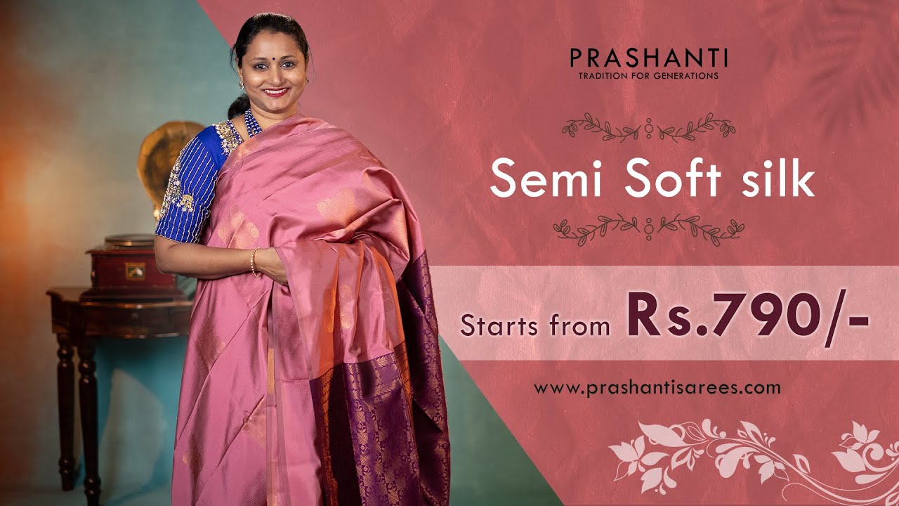Semi Soft Silks | Prashanti | 3 Dec 2023 - YouTube