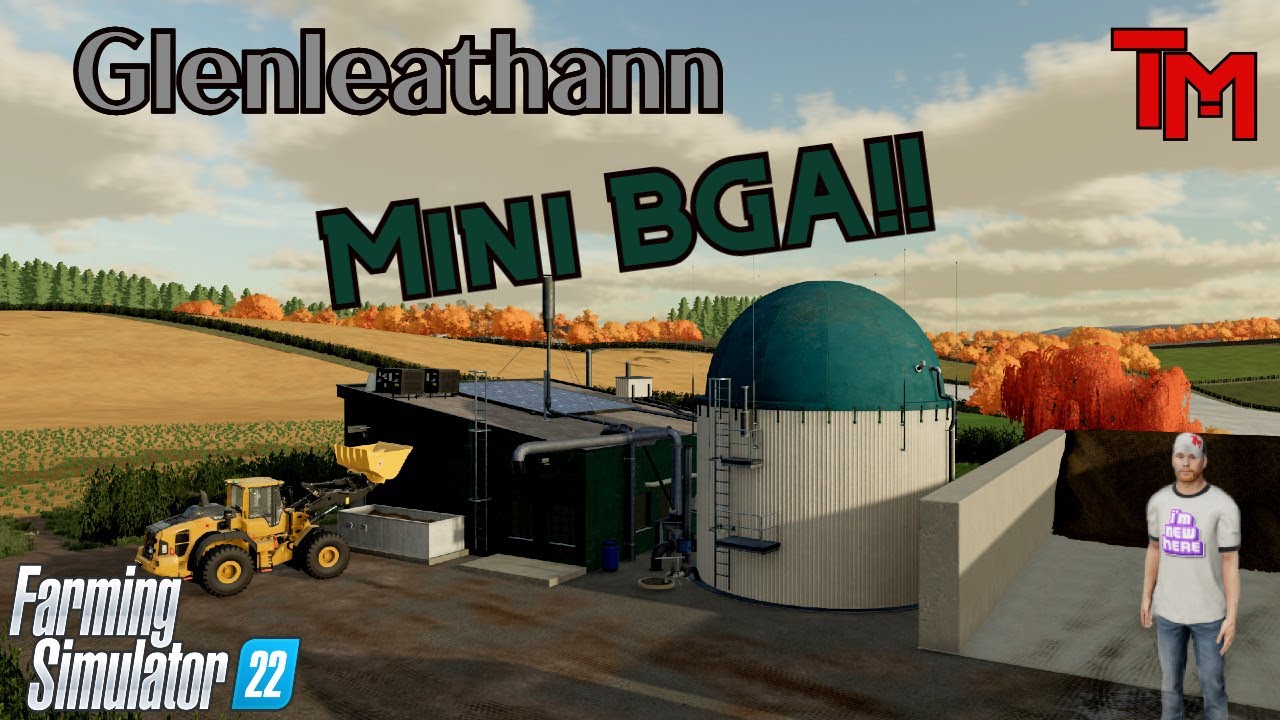 Building the Mini BGA!! Let's make our own stuff on Glenleathann! FS22 ...
