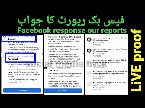 facebok comments reports/Facebook response when we report/how we can ...