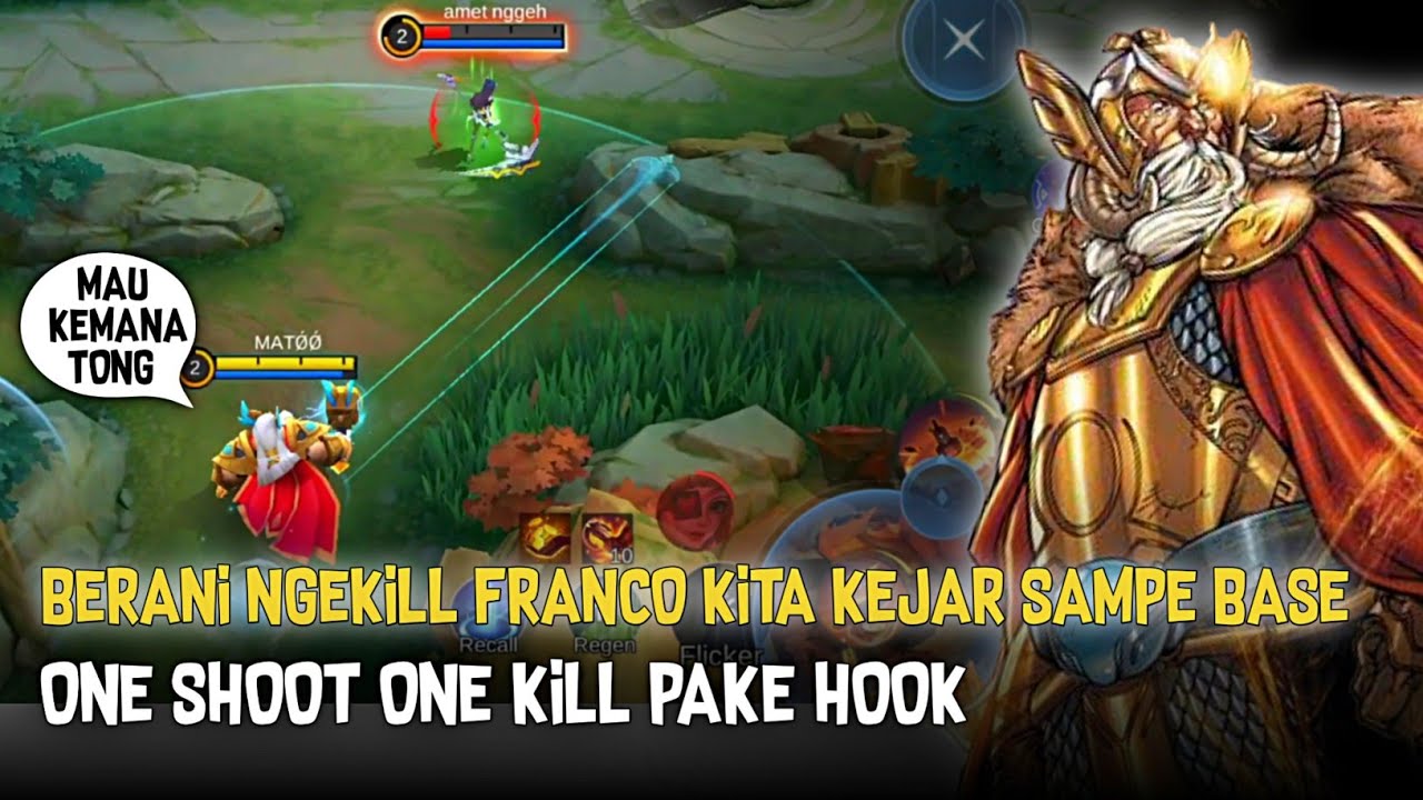 KETIKA MATOO PAKE VALHALLA BEGINI JADINYA‼️Franco Best Hook - MLBB ...