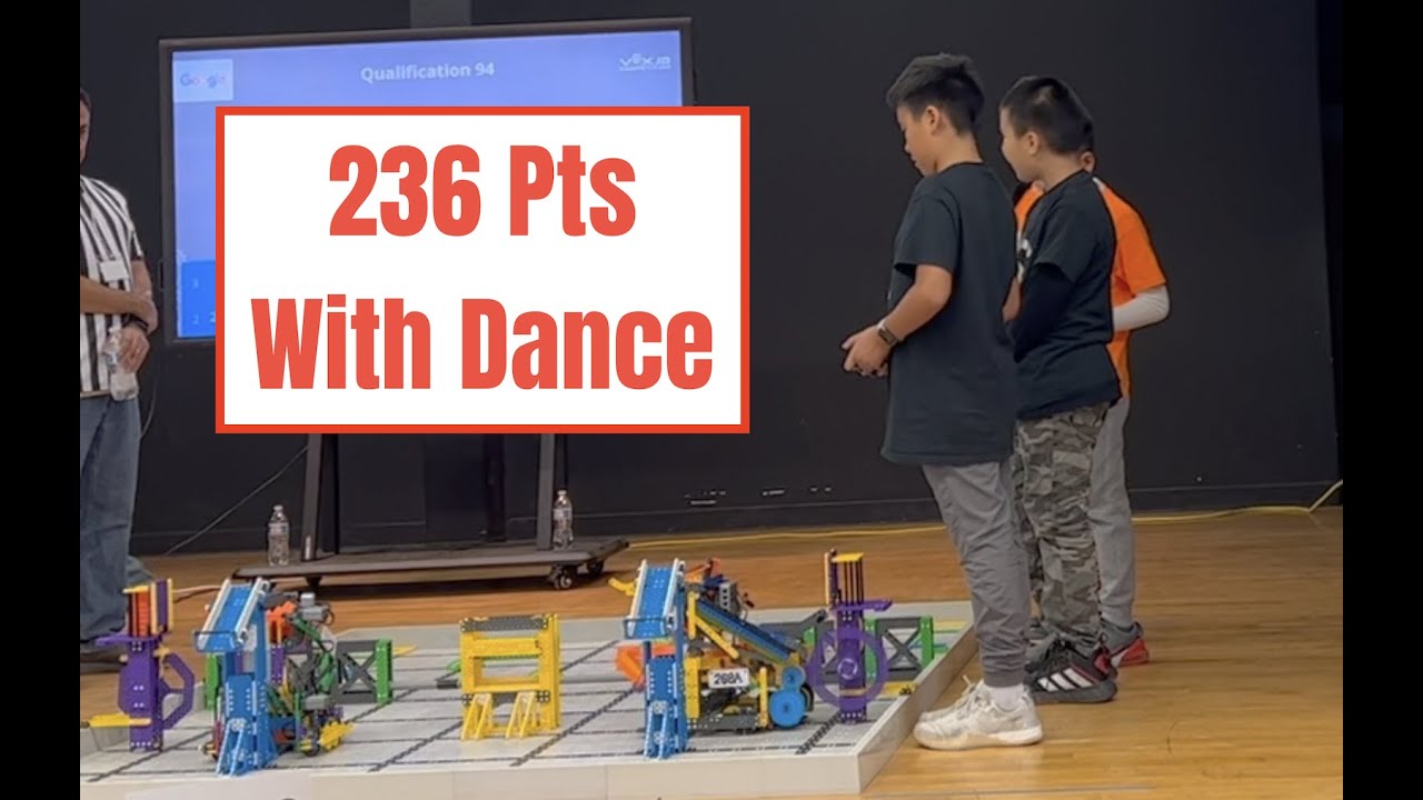 236 Points With Dance, VEX IQ Slapshot, Flying Cheese. - YouTube