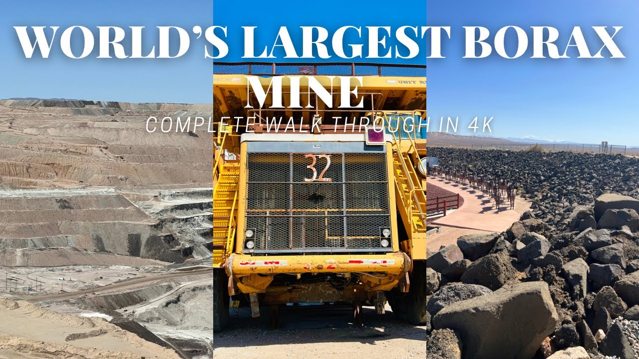 World's Largest Borax Mine in California Complete Tour // California's ...