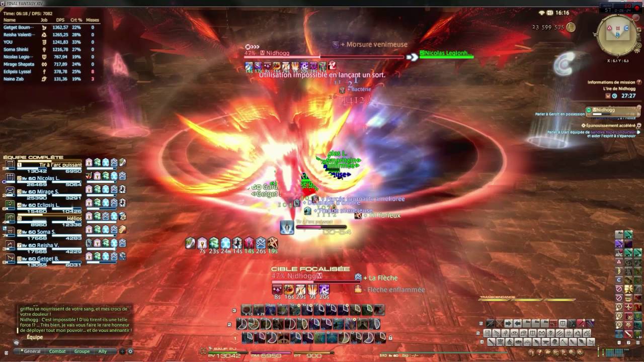 FFXIV Nidhogg EX Bard Pov (TS & Parse) - YouTube