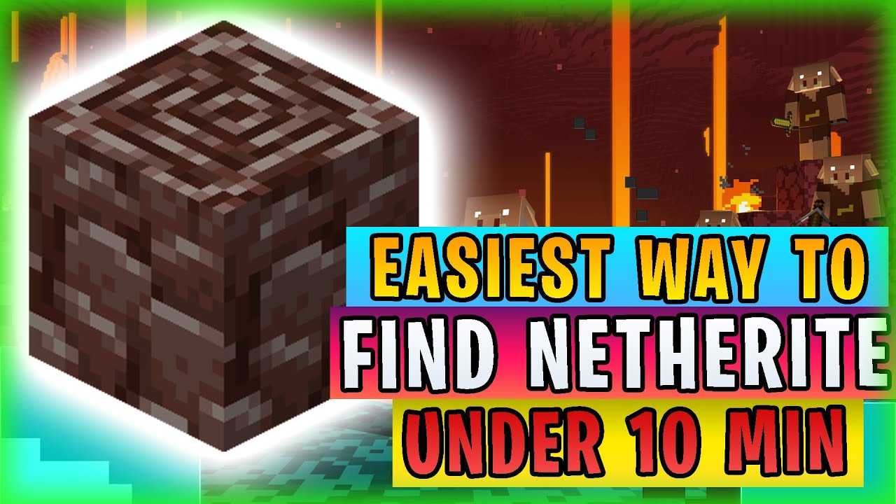 Easiest Way To Find Netherite In Under 10 Minutes! | I Found Ancient ...