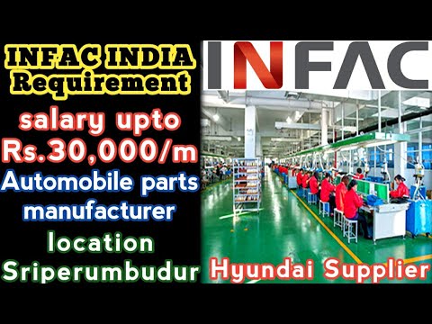 INFAC INDIA JOB OPENINGS IN CHENNAI | HYUNDAI TIER I SUPPLIER ...