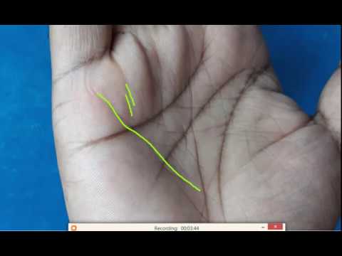 Excellent Mercury Line in Male hand - YouTube