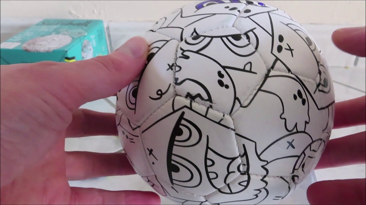 Mini-ballon personnalisable mitre Scriball - YouTube