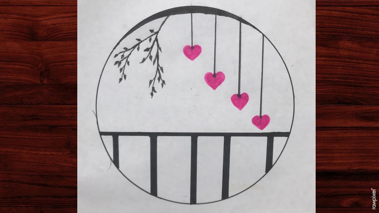 Easy circle drawing | Easy drawing for beginners | Easy step by step ...