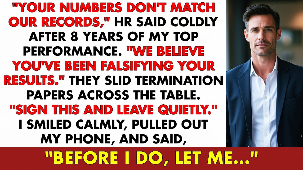 After 8 Years, They Tried To FIRE Me Over FAKE Numbers. The PROOF I Had ...