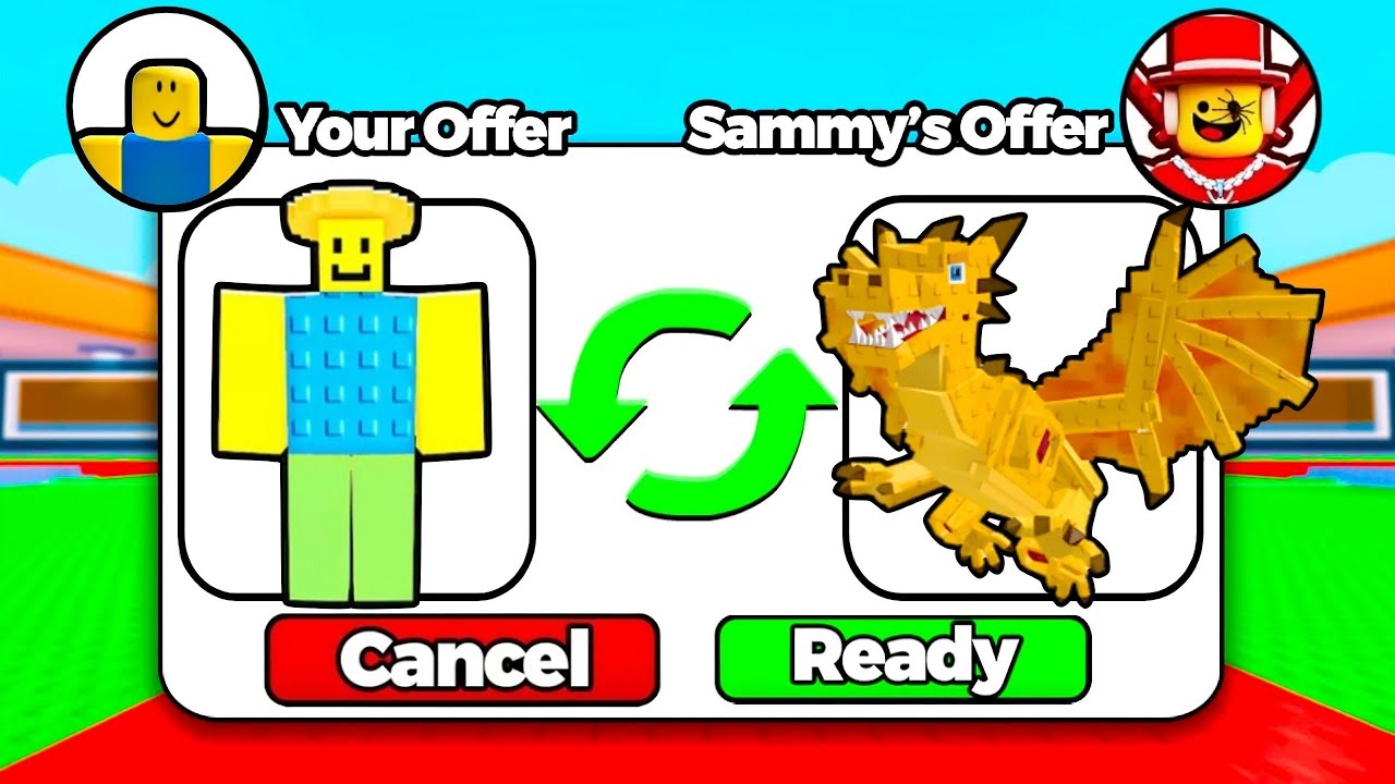 Trading from a Noobini Pizzanini to a Dragon Cannelloni in Steal a ...