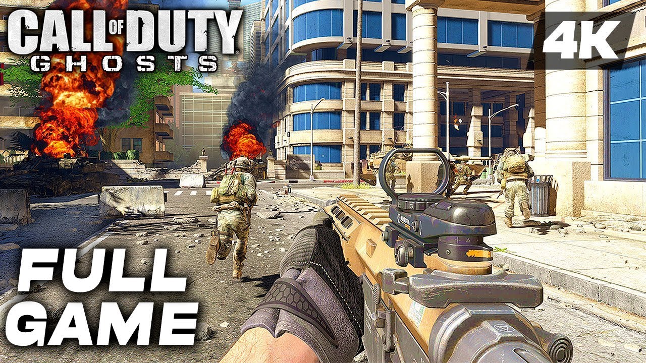 CALL OF DUTY GHOSTS REBORN Campaign Gameplay Walkthrough FULL GAME [4K ...