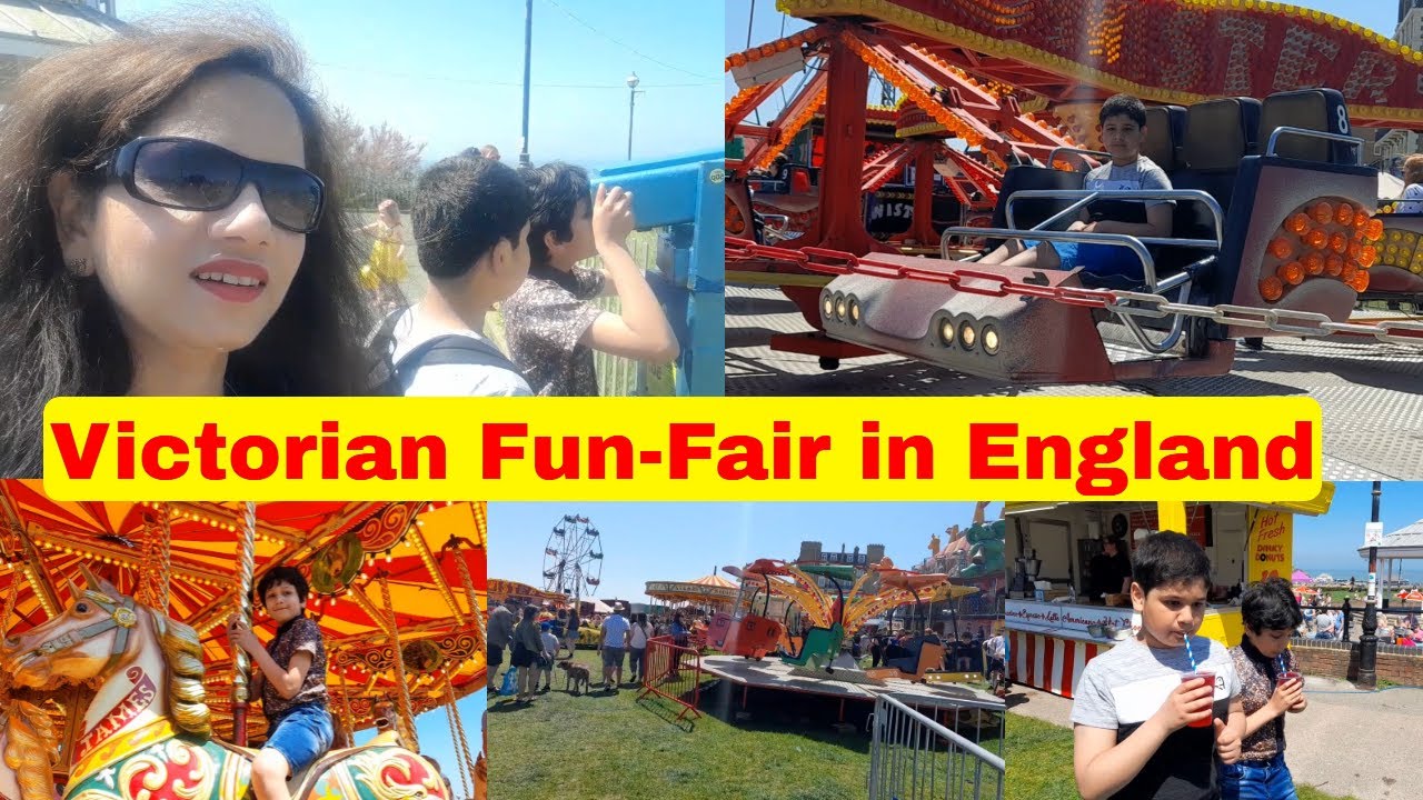 Victorian Fun-Fair in England 😊😎😄😍 | Indian Family in UK - YouTube