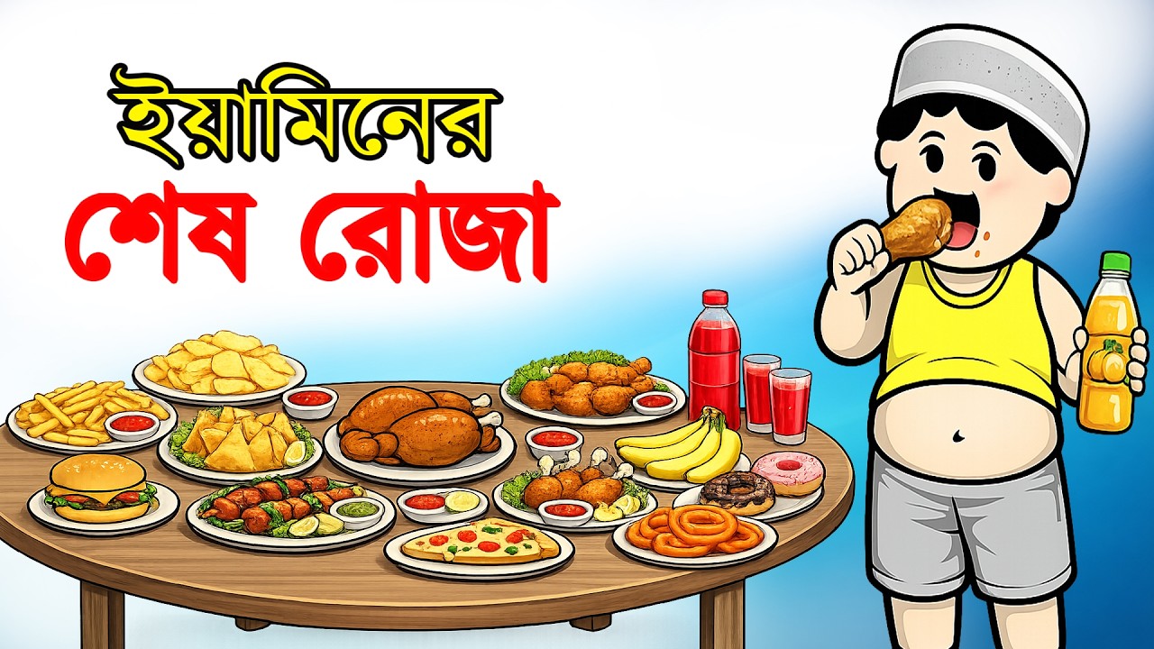 ইয়ামিনের শেষ রোজা | YAMINER ROJA | SAMIMA SRABONI CARTOON | YAMIN ...