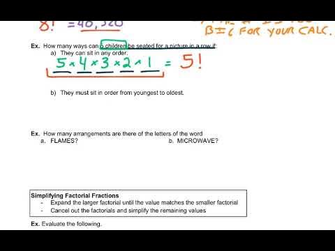 Counting Methods Lesson 2.1 - YouTube
