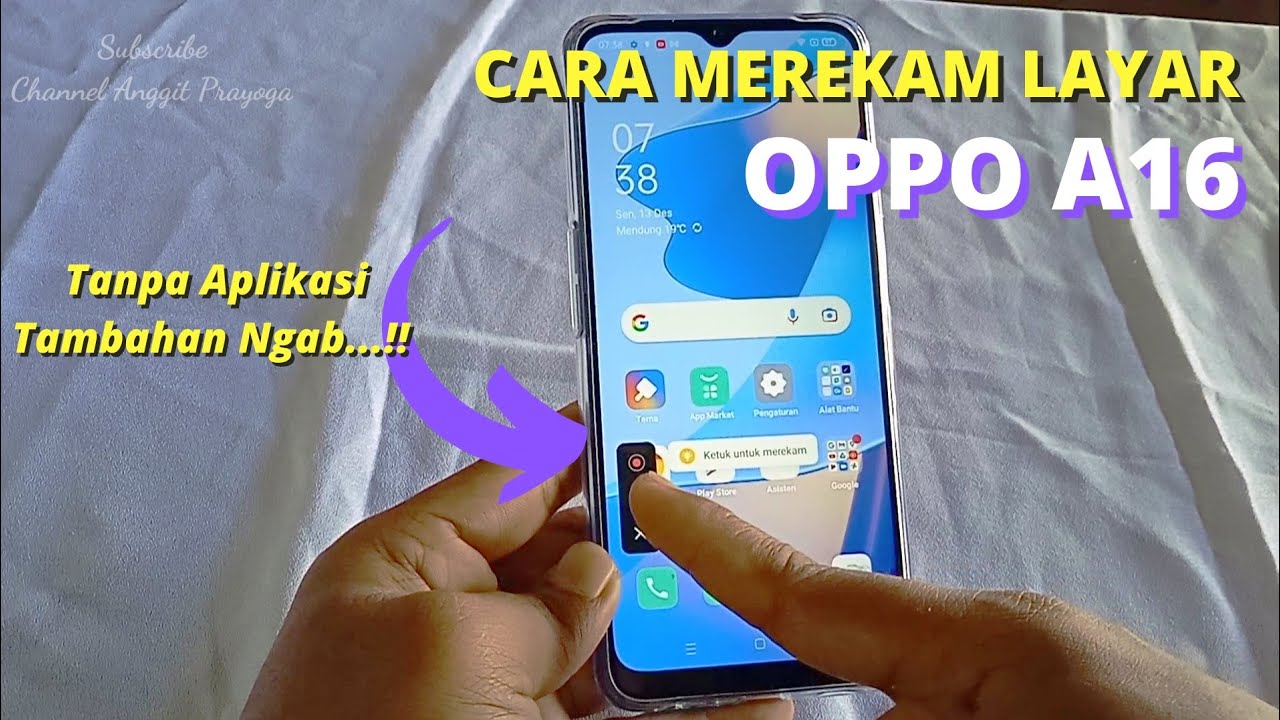 Cara Merekam Layar Hp Oppo A16 || Tanpa Aplikasi Tambahan - YouTube