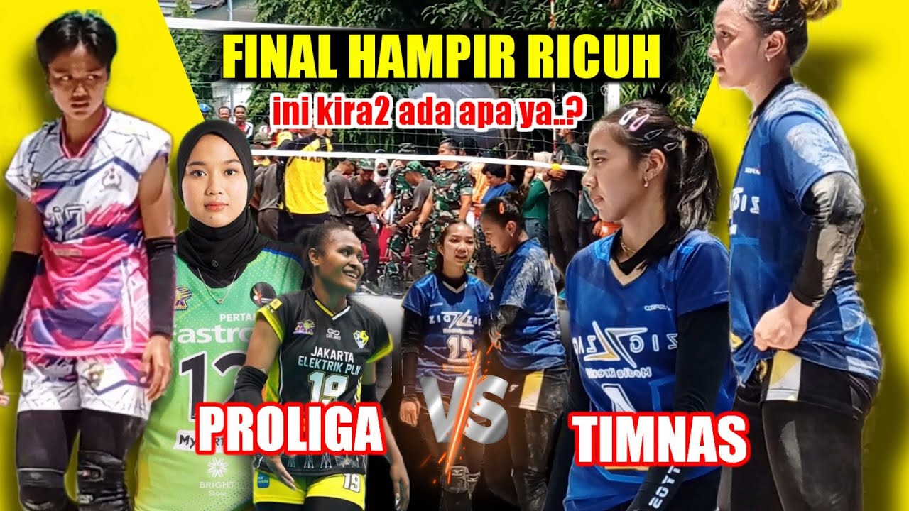AMAZING DUEL POWER ATTACK VOLLEYBALL SPIKES AULIASUCI VS CINDY TIARA ...