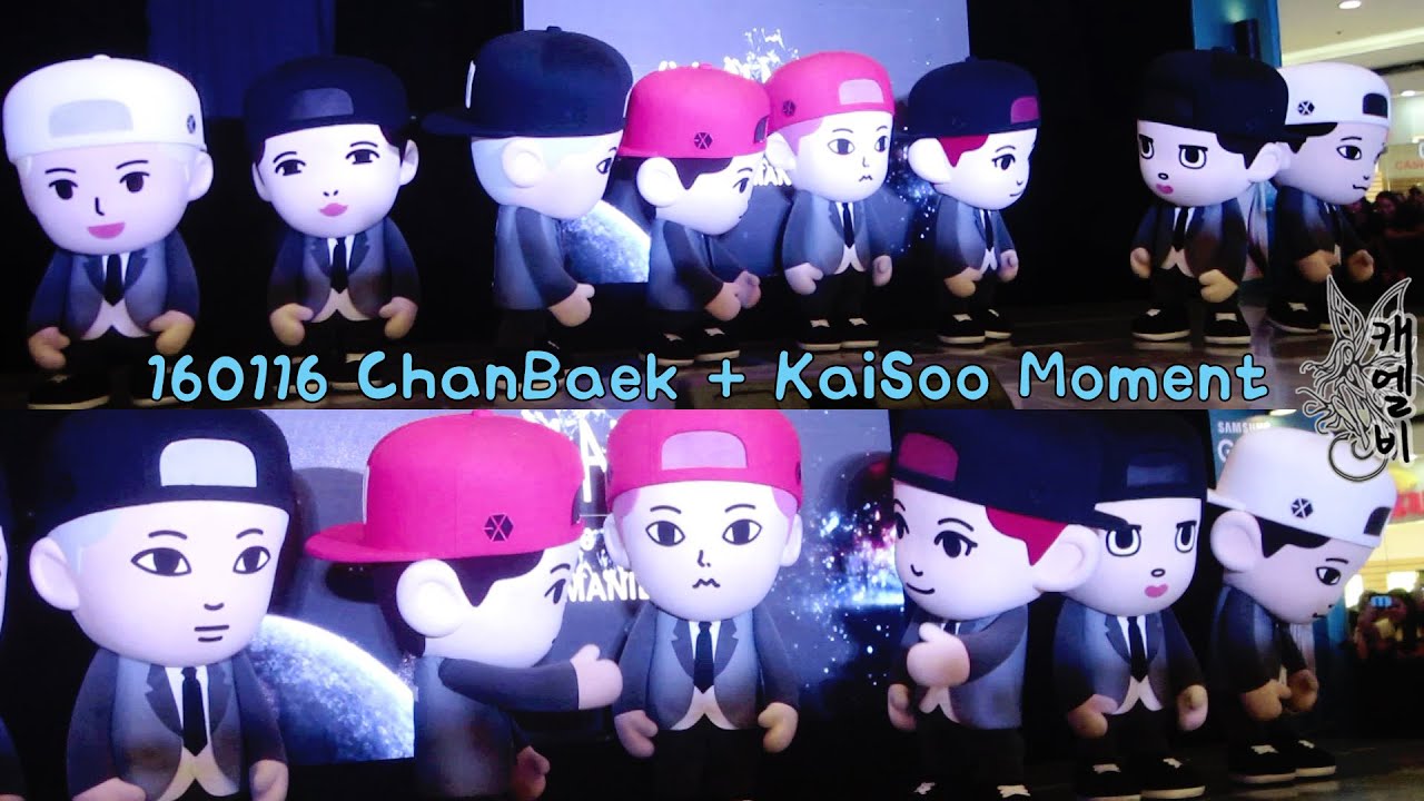 160116 EXO Mascot Dolls ChanBaek & KaiSoo - YouTube