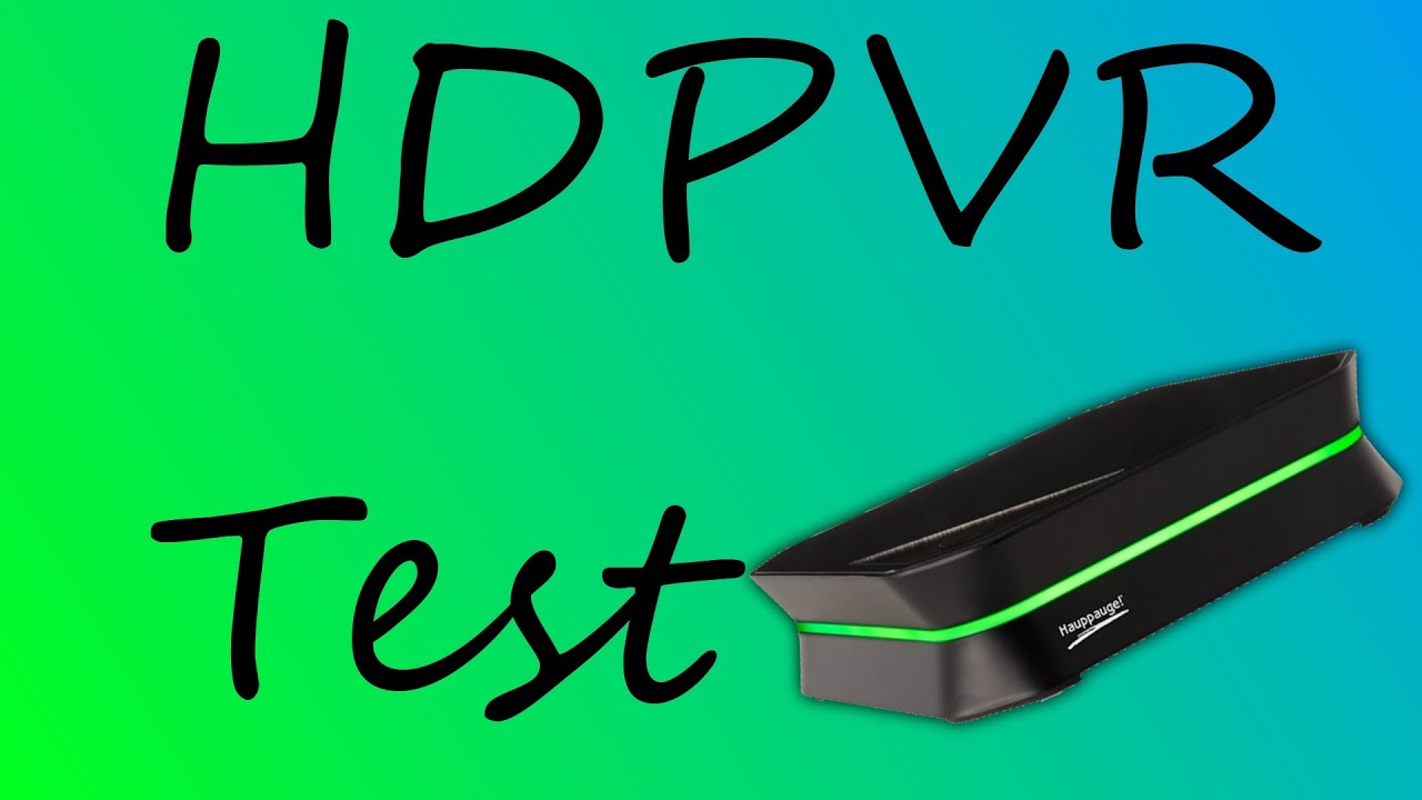 HDPVR Video Test - YouTube