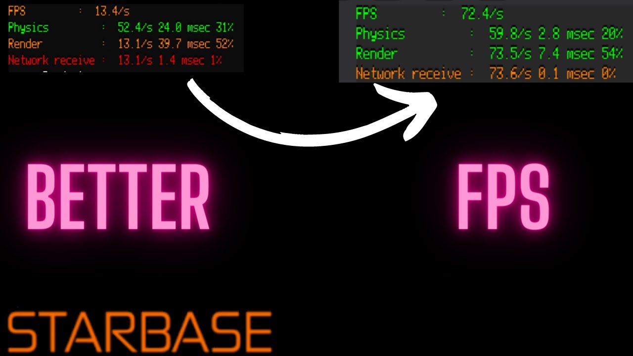 How To get Better FPS in Starbase - YouTube
