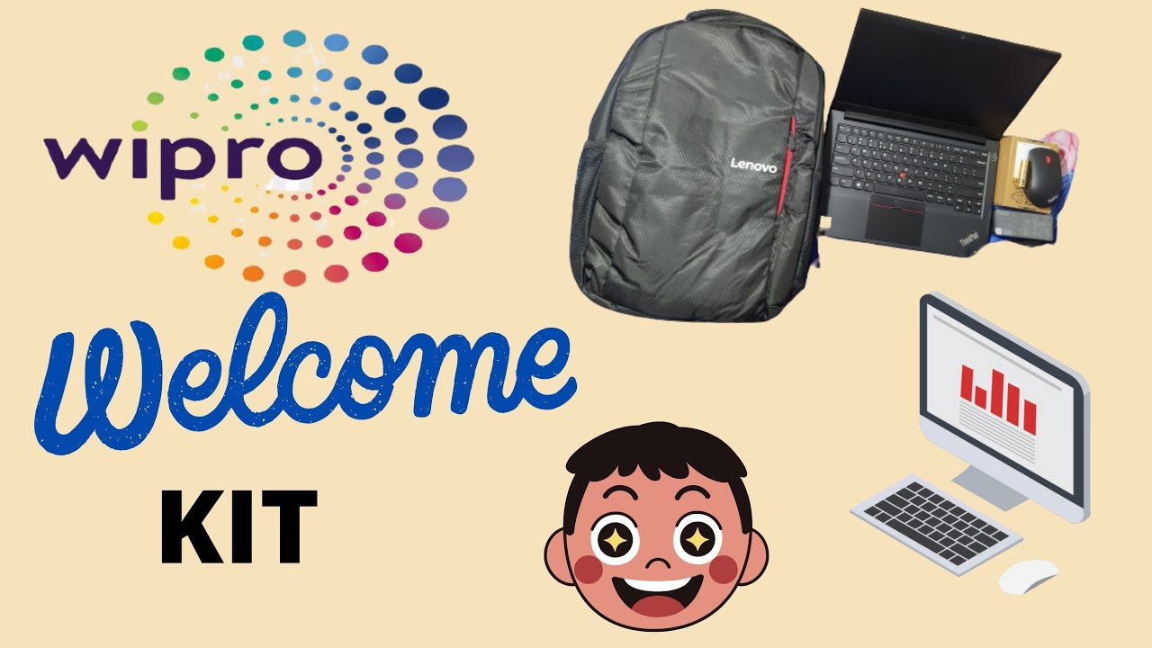 #wipro #wiprokit #wilp2021 #wiprolaptop #thinkpade14 wipro welcome kit ...
