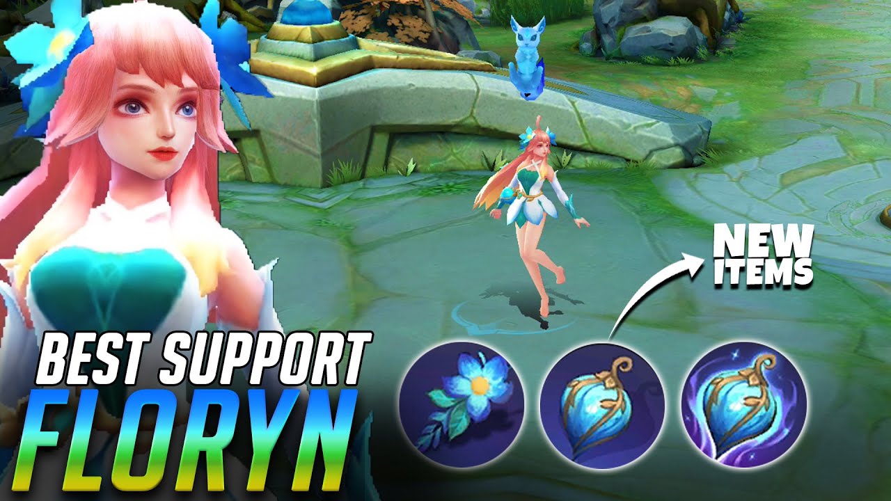 3 NEW ITEMS ONLY FLORYN CAN USE | NEW SUPPORT HERO FLORYN GAMEPLAY ...