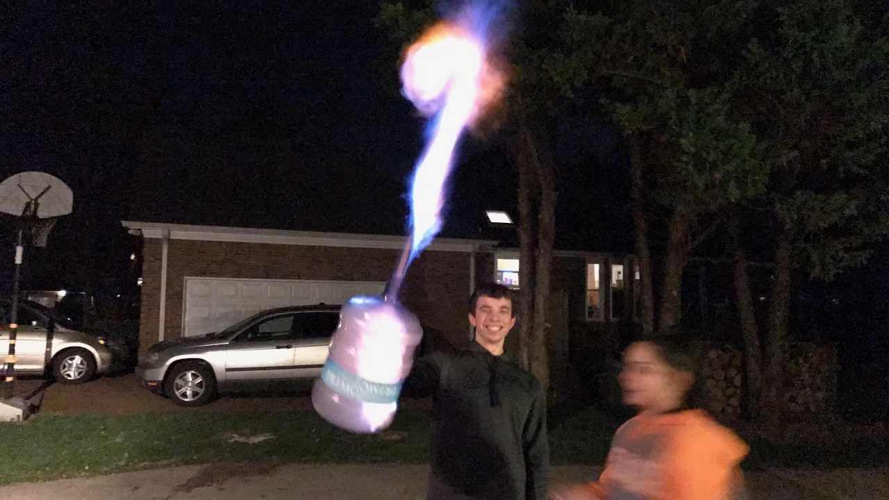 INSANE FIRE CANNON EXPERIMENT! (GONE WRONG) - YouTube