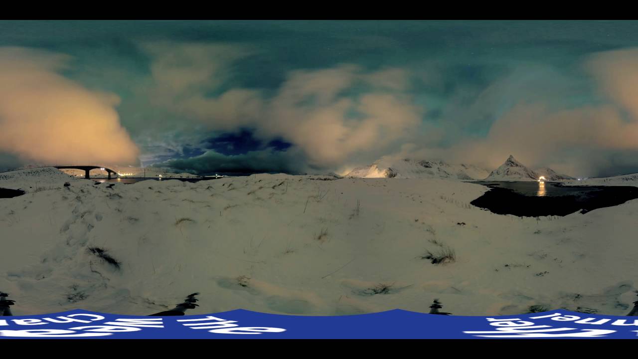 Incredible 360 Time-Lapse of the Northern Lights Over Norway - YouTube