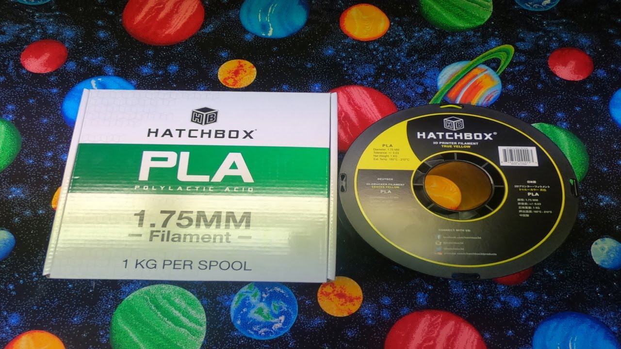 Test and Review of the Hatchbox Yellow and Orange PLA Filament. - YouTube