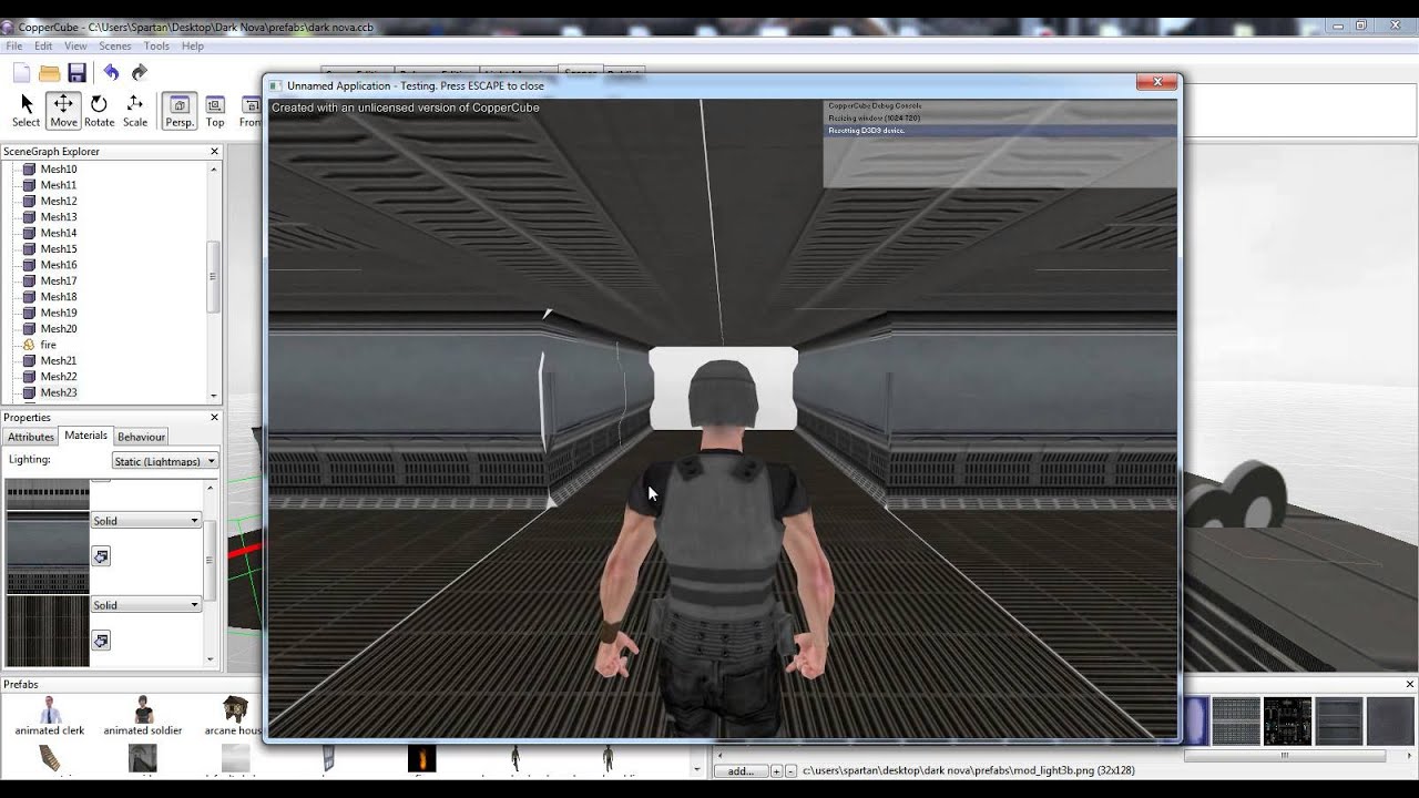Copper Cube 4 3rd person shooter tutorial - YouTube