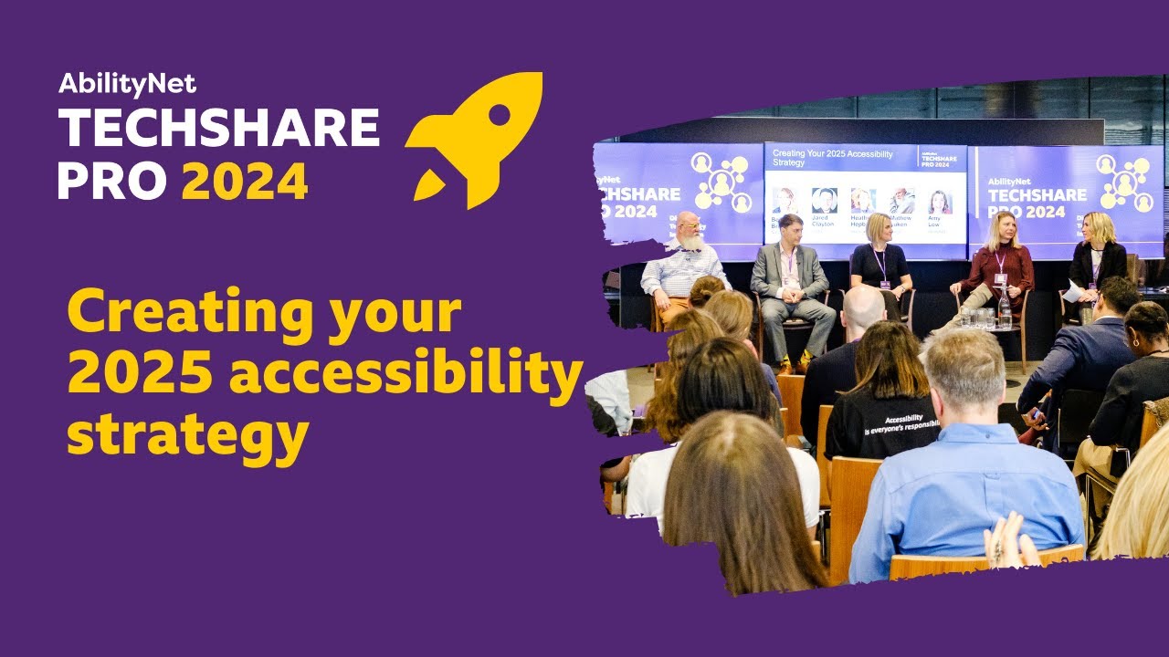 Creating your 2025 accessibility strategy – TechShare Pro 2024 - YouTube