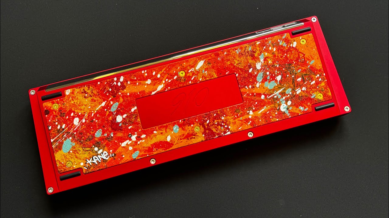 TGR 910 Crimson Red - New Nixie - Plate PC (Backplate custom by ...