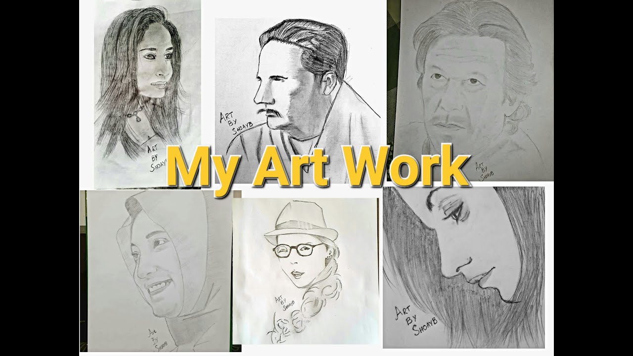 Portrait Sketch Collection of Famous Personality | @shoaybkhan1361 ...