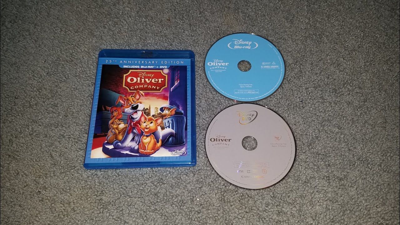 Opening/Closing to Oliver & Company 2013 DVD - YouTube