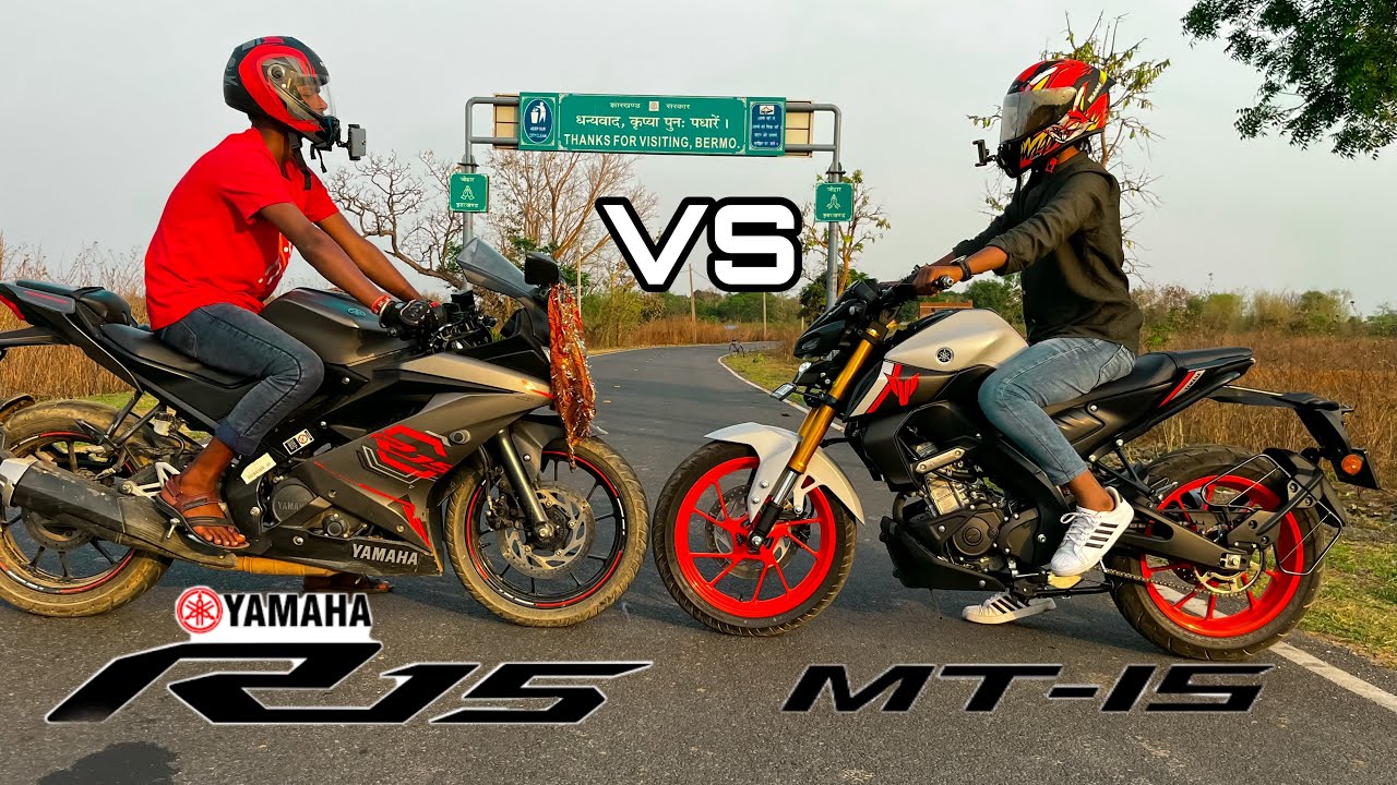 R15 V3 VS MT15 V3 || Drag Race🔥 And Major Changes😊 || #r15v3 #mt15v3 # ...