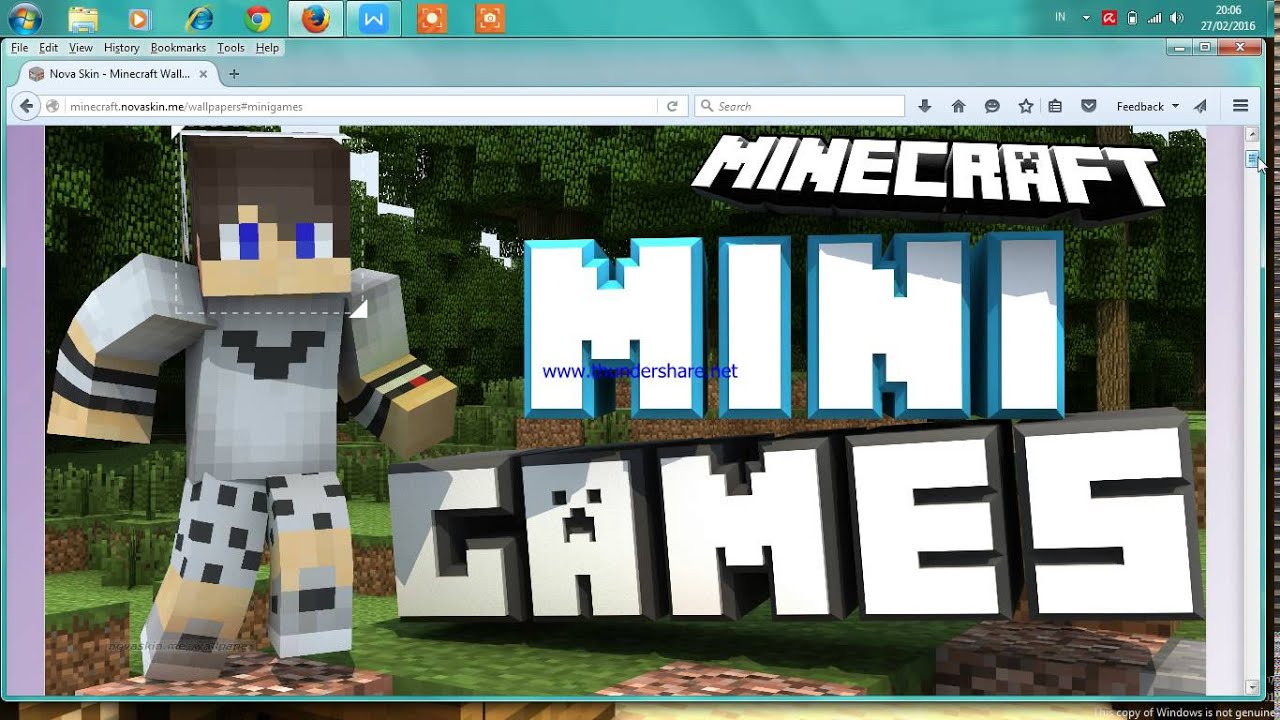 HOW to make a minecraft wallpaper animation - YouTube