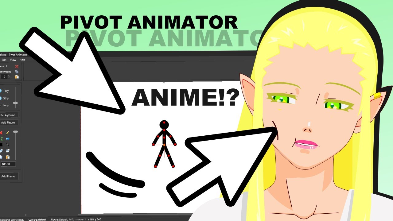 Anime Elf in Pivot Animator - YouTube