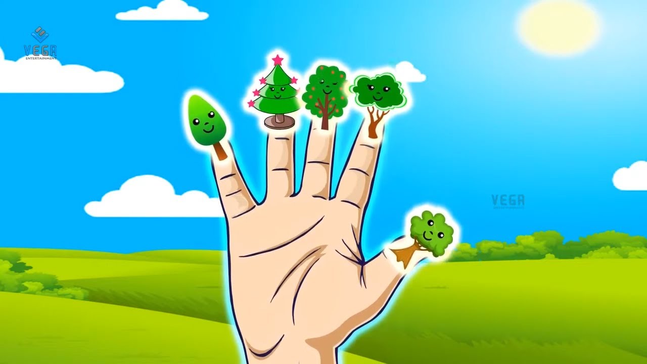 Tree Finger Family - Finger Family - Animation Nursery | Vega Rhymes ...
