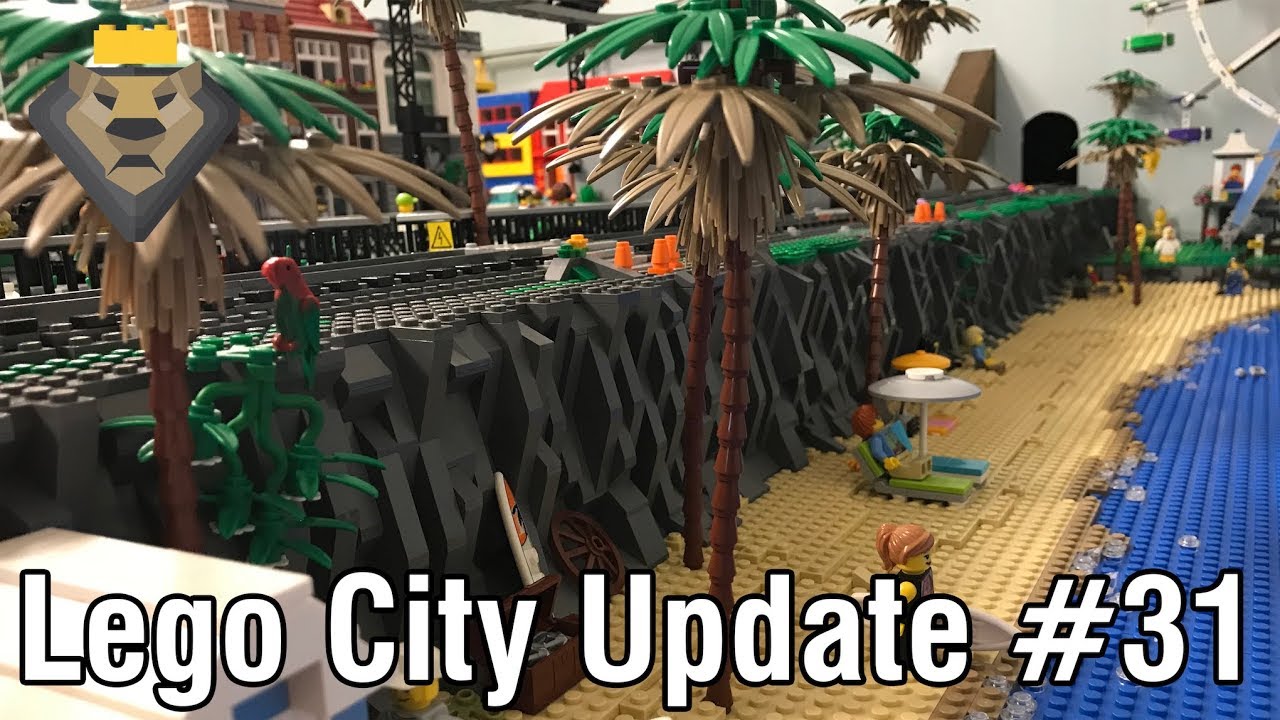 LEGO City Update #31 1st Dec 2017 New train Station And GoPro Train ...