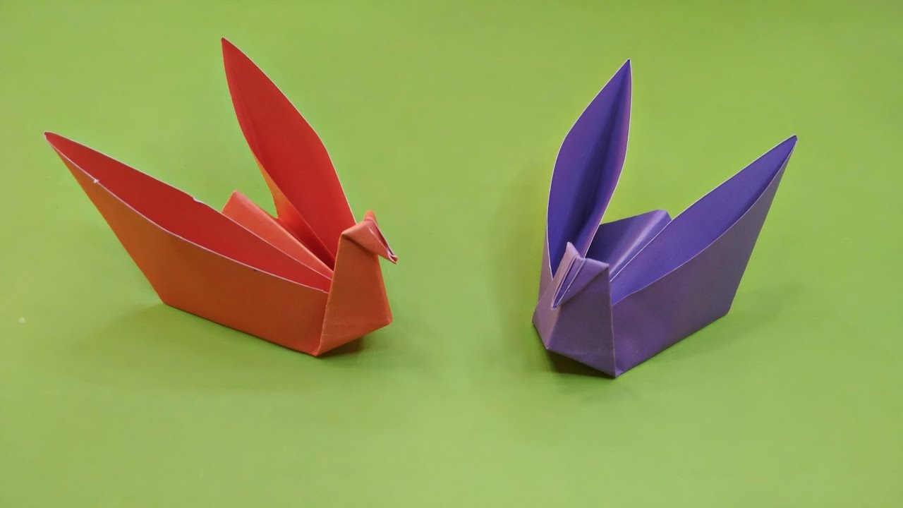 How to Make Origami Swan | Paper Swan Folding Step by Step - YouTube