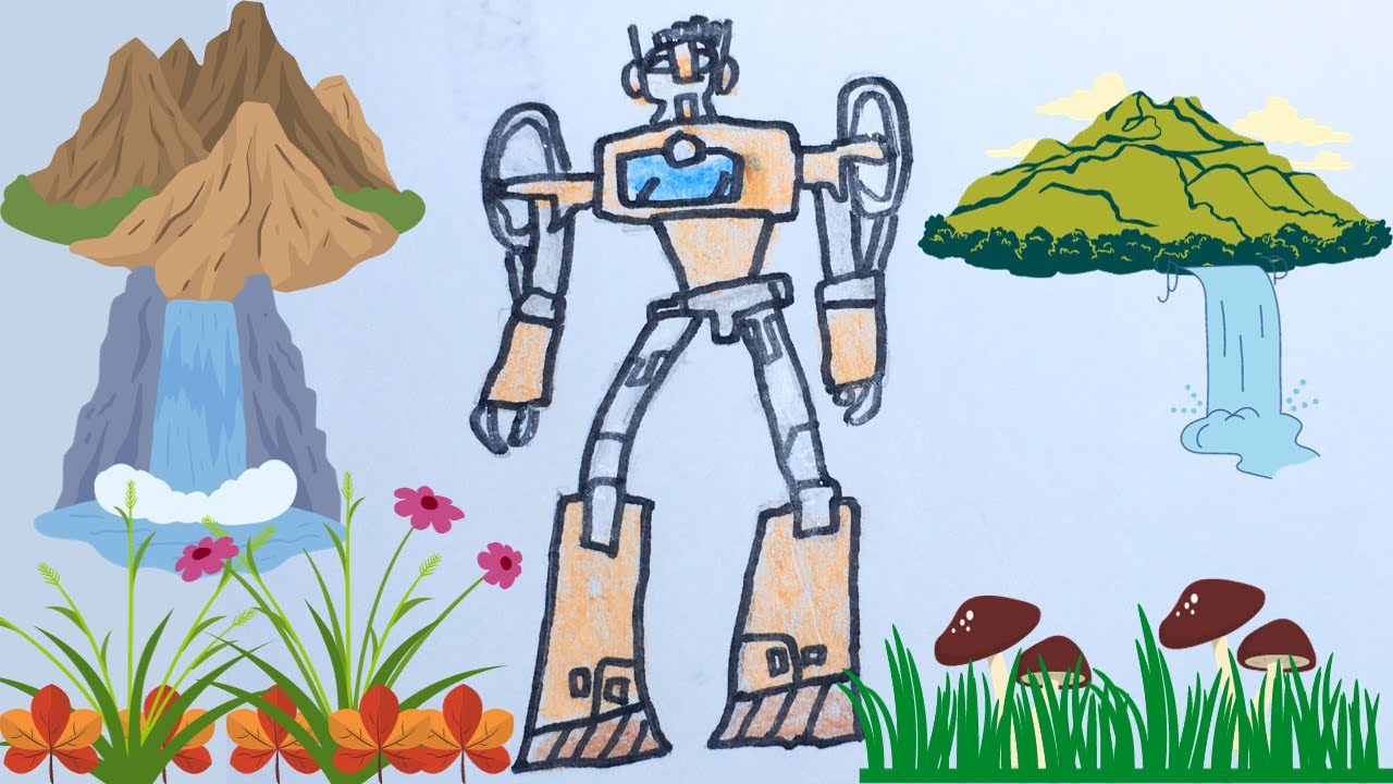 BULLDOZER TRANSFORMER DRAWING FOR KIDS ! HOW TO DRAW BULLDOZER ...
