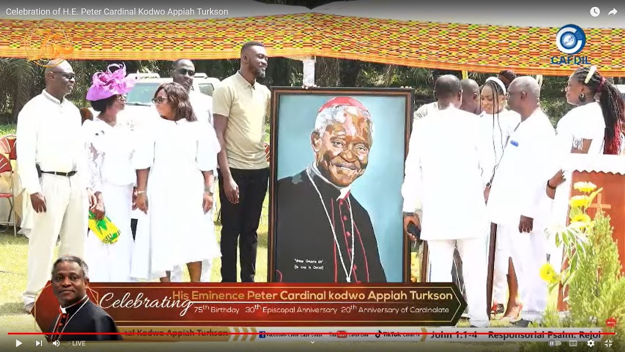 Celebration of Peter Cardinal Kodwo Appiah Turkson - YouTube