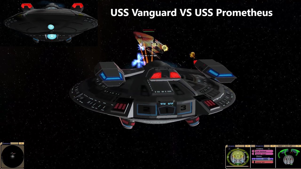 USS Vanguard Prototype VS USS Prometheus | Both Sides | Star Trek ...