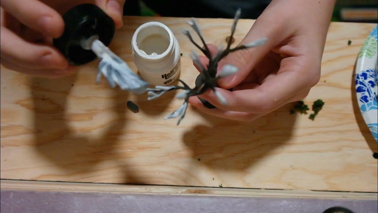 How to Make Realistic Trees (Woodland Scenics Kit) - YouTube